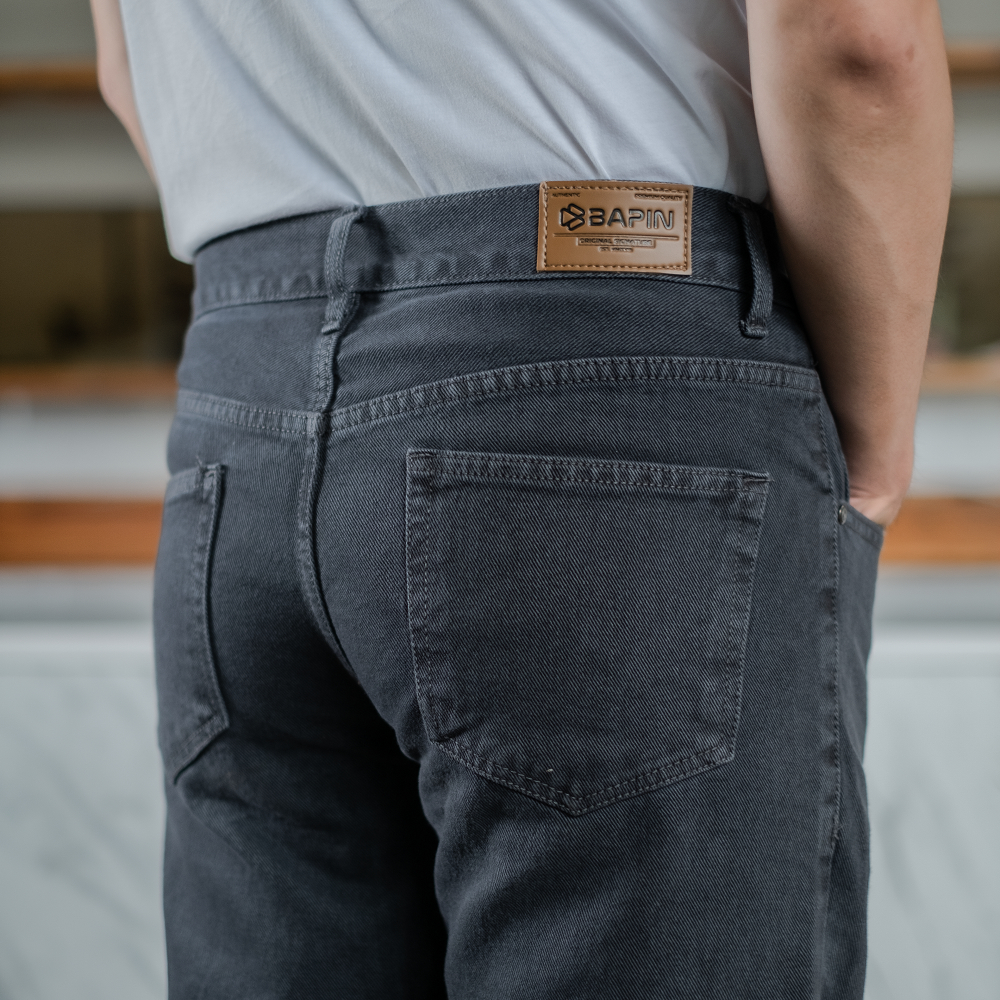 Jual BAPIN Celana Jeans Reguler Pria - Basic Long Denim Pants Standar ...