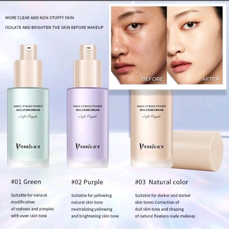 Jual [FYC] Yessica's Base Make Up Invisible Pore And Oil Control Primer ...