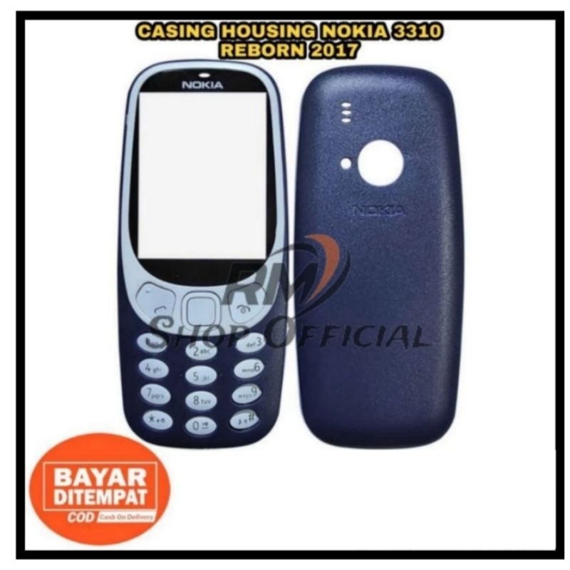 Jual KESING CASING CESING CS HOUSING NOKIA 3310 REBORN 2017 | Shopee ...