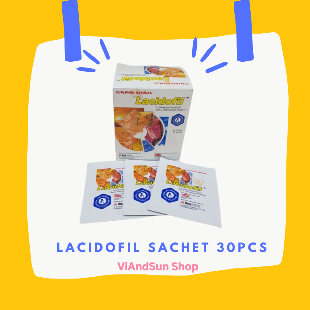 Jual Lacidofil Sachet 1 Box Isi 30 Sachet | Shopee Indonesia