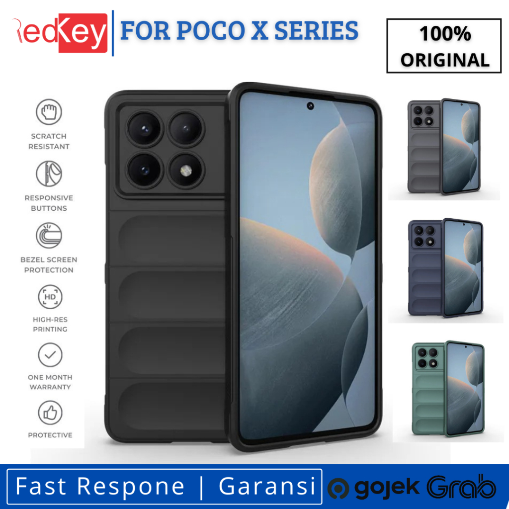 Jual Case Xiaomi Poco X6 / Poco X6 Pro 5G Redkey Wave Silicone Case ...