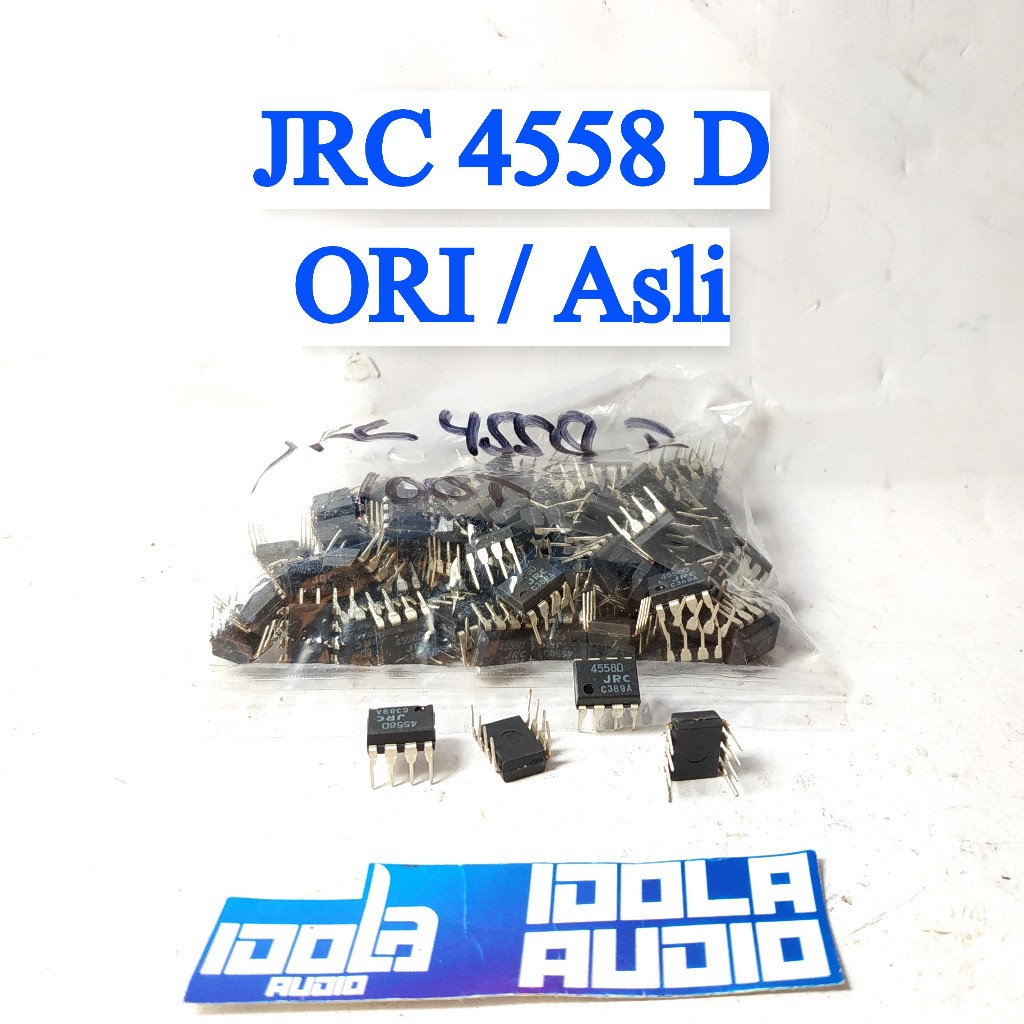 Jual (IC) Integrate Circuit JRC 4558 D ORI | IC JRC4558 D Original / Asli | Shopee Indonesia