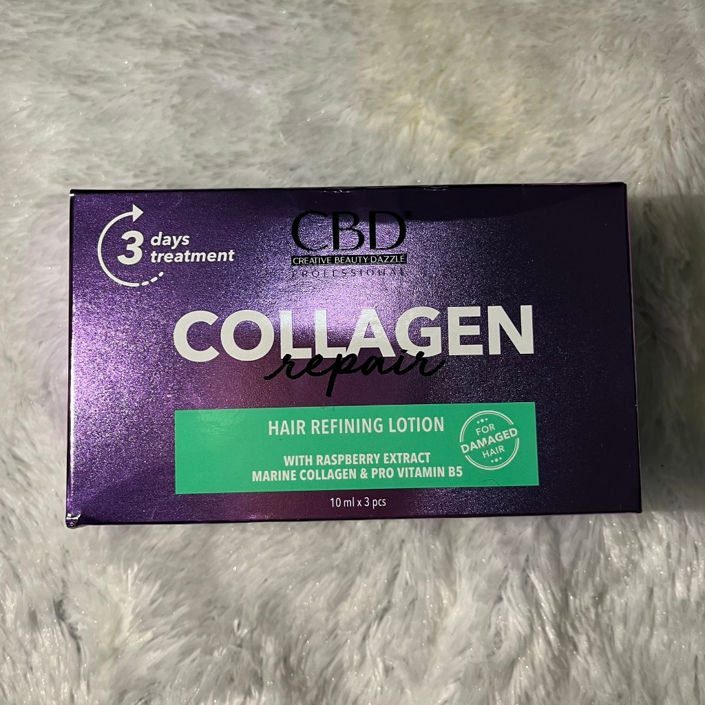 Jual CBD Collagen Repair Hair Refining Lotion 10ml x 3 pcs | Shopee ...