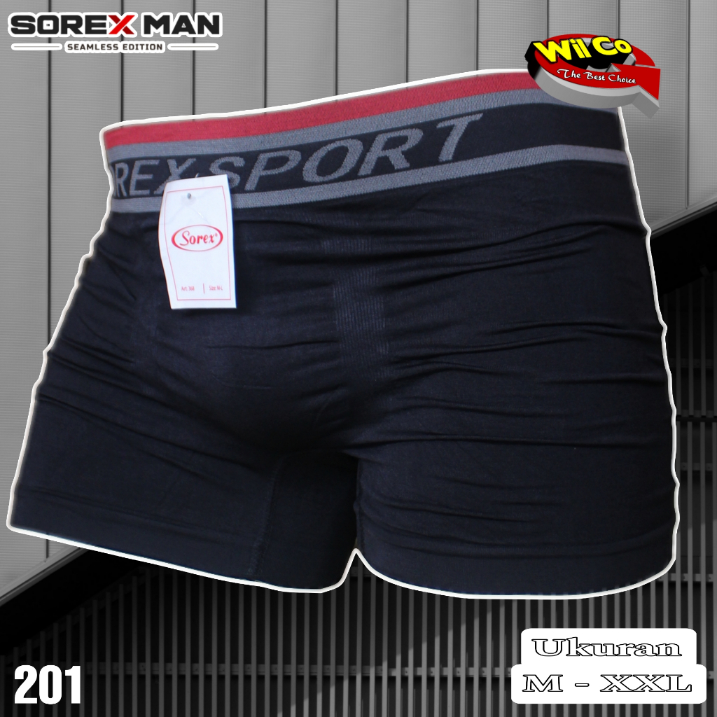 Jual K201D Sorex Celana Dalam Boxer Pria Dewasa dan Remaja, Cd Boxer ...