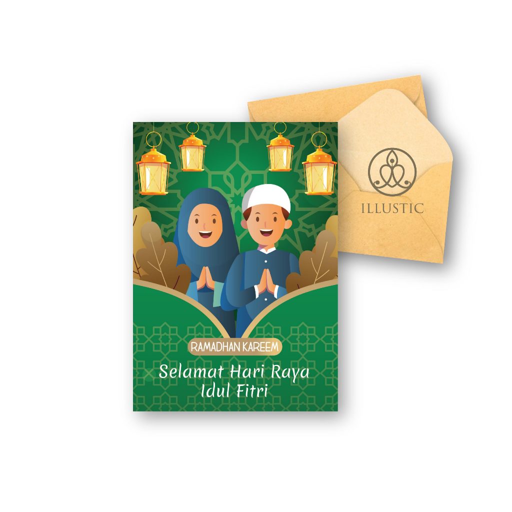 Jual Kartu Ucapan Selamat Idul Fitri, Selamat Lebaran, Greeting Card ...
