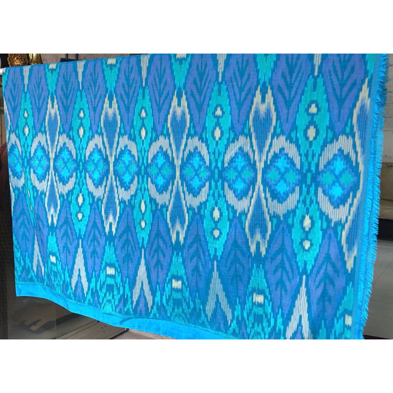 Jual Endek Sekar Jepun tenun ikat katun 2,5m | Shopee Indonesia