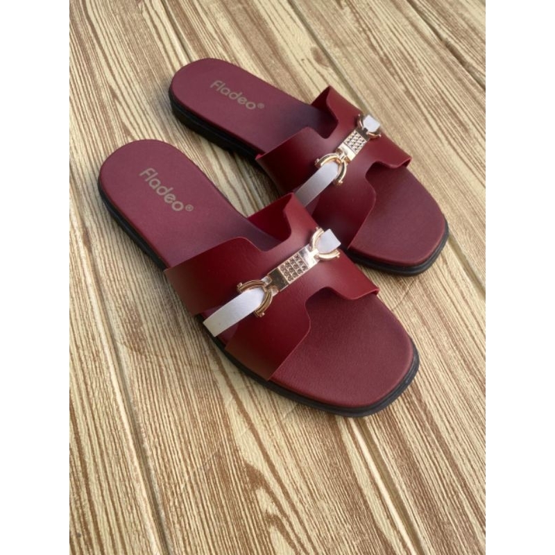 Jual SANDAL GESPER SLOP WANITA TERBARU// SANDAL WANITA TERBARU | Shopee ...