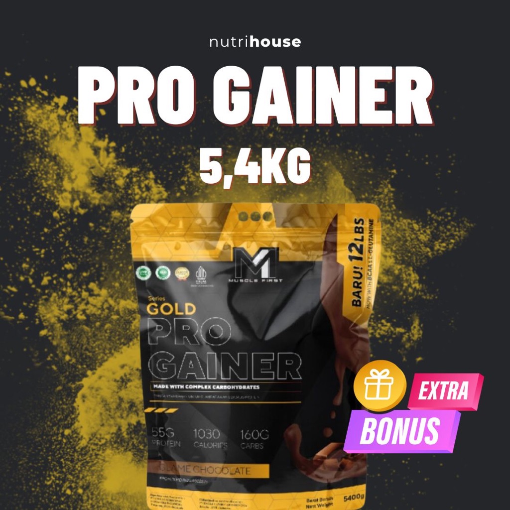 Jual M1 Pro Gainer 12lb 5,4kg Mass Gainer Pro Gainer Muscle First Medan ...