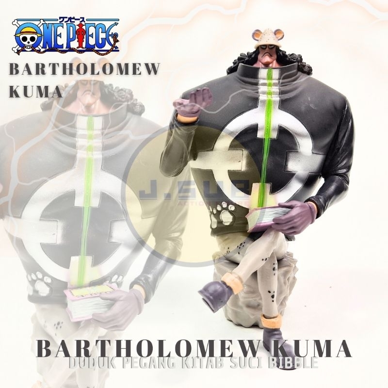 Jual Action Figure Bartholomew Kuma Statue Onepiece Pop Duduk Pegang ...