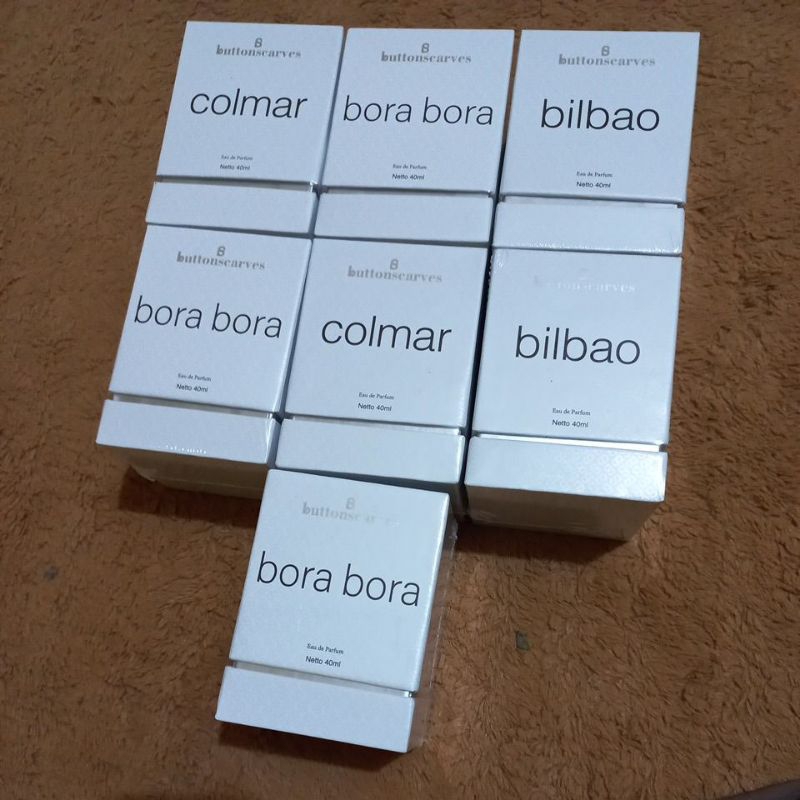 Jual SIAP KIRIM PARFUM BUTTONSCARVES COLMAR, BILBAO DAN BORA BORA UK ...