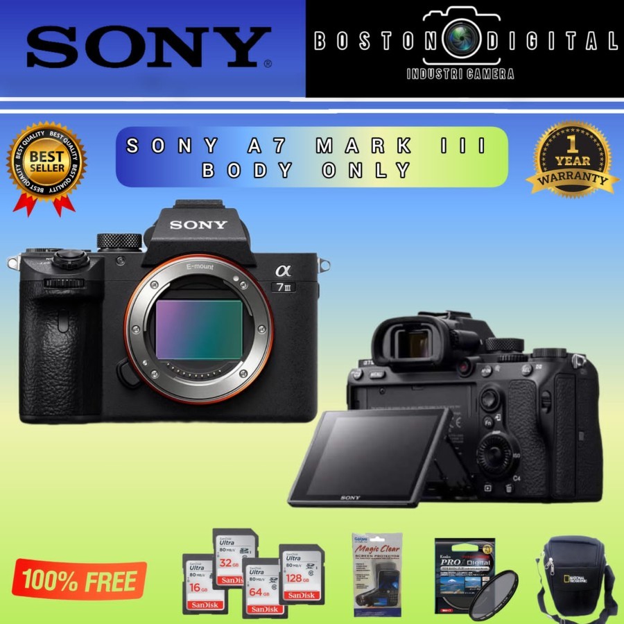 Jual SONY A7 III BODY ONLY / SONY A7 MARK III BODY ONLY | Shopee Indonesia