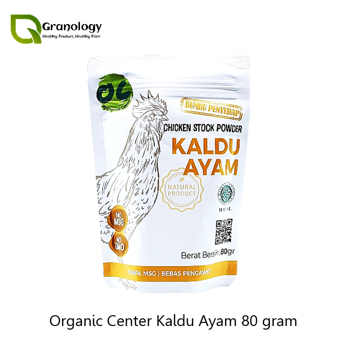 Jual Organic Center Chicken Stock Powder / Kaldu Ayam No MSG 80 gram ...