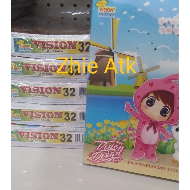 Jual Buku tulis vision 32 (isi 10 buku/pack) | Shopee Indonesia