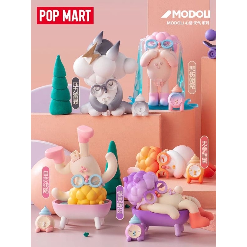 Jual POPMART MODOLI Weather Series Blind Box Figures Creative Trendy ...