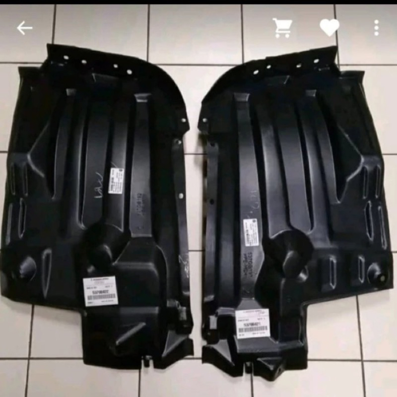 Jual Liner fender triton roda depan set 2pc 5370B423 5370B424 orginal ...