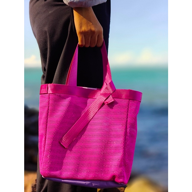 Jual TOTE BAG TAS WANITA BAHAN JARING JALA MODEL CANTIK TALI BISA ...