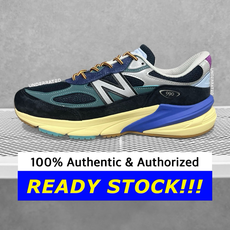 Jual New Balance 990 V6 MiUSA Lapis Lazuli Action Bronson M990AC6 (100% ...