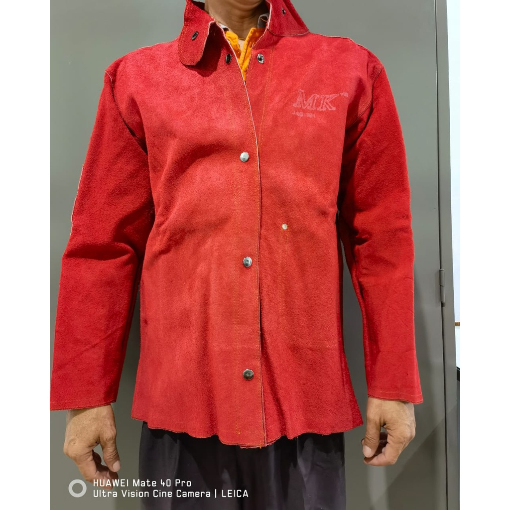 Jual Jaket Las Kulit Baju Las Kulit MK | Shopee Indonesia