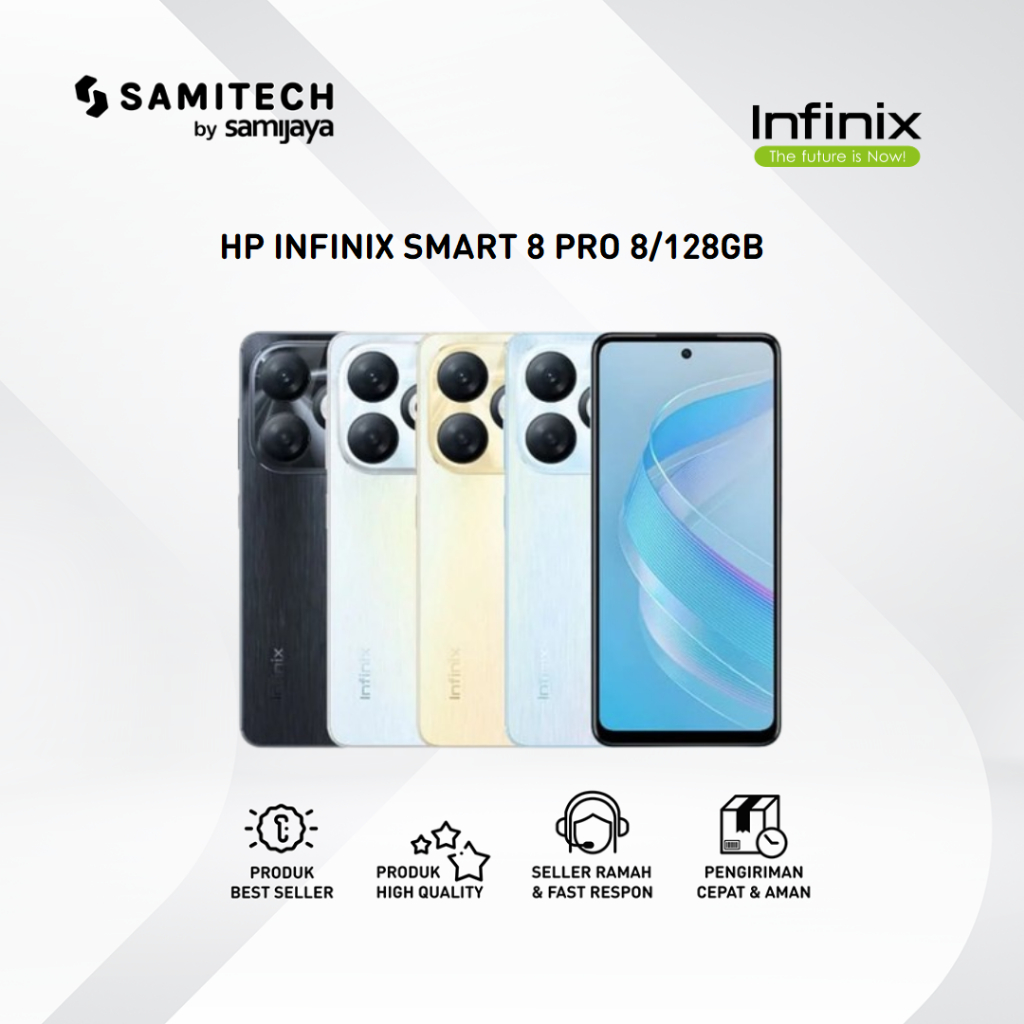 Jual HP INFINIX SMART 8 PRO 8/128GB RAM 8 PENYIMPANAN 128GB | Shopee Indonesia