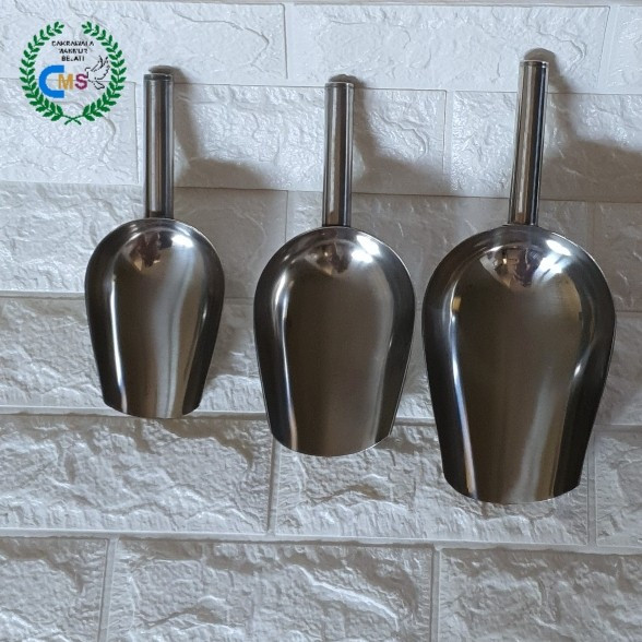 Jual Sendok Serok Es Batu Skop Tepung Stainless | Shopee Indonesia