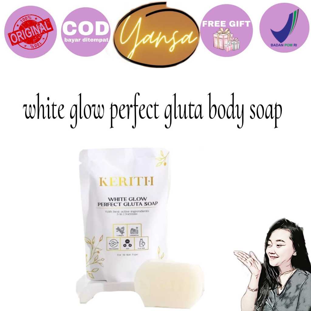 Jual White Glow Perfect Gluta Soap By Kerith Sabun Pemutih Badan Dan ...