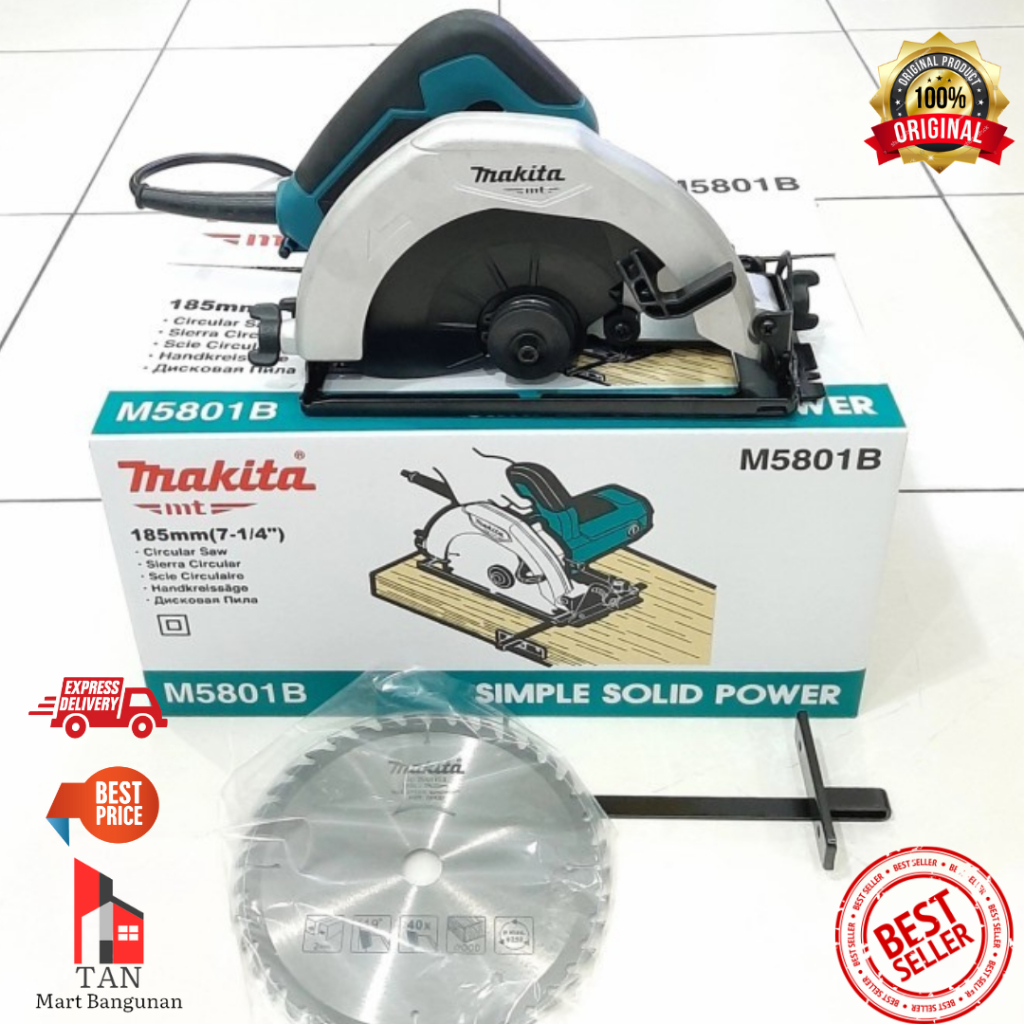 Jual Maktec MT 583 Circular Saw 7 inch Mesin Potong Kayu Circel by Makita | Shopee Indonesia