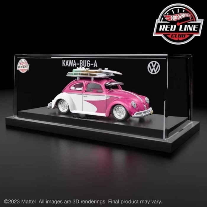 Jual Hotwheels RLC Exclusive VW Volkswagen Beetle Kawa-Bug-A PInk White ...