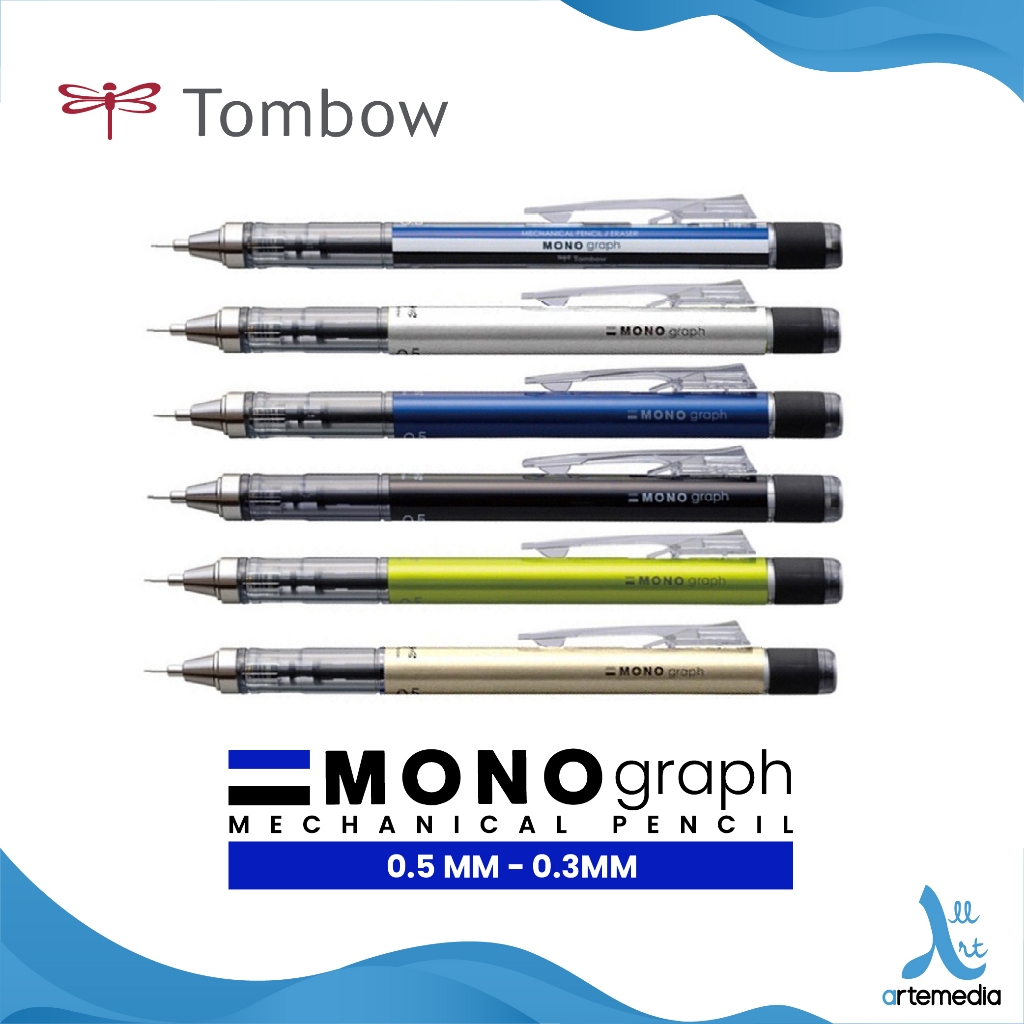 Jual Pensil Mekanik Tombow Mechanical Pencil Mono Graph | Shopee Indonesia