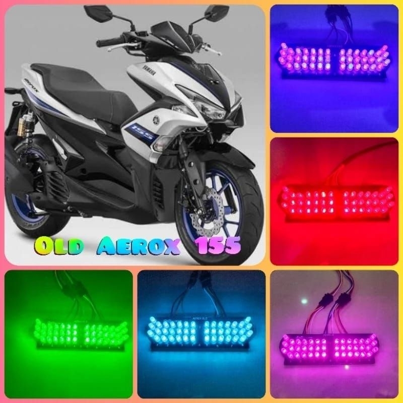 Jual STOPLAMP RUNNING LIGHT AEROX 155 OLD 11 Mode LAMPU REM LED AEROX ...