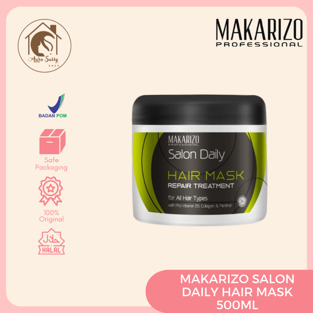 Jual MAKARIZO SALON DAILY HAIR MASK 500ML | Shopee Indonesia