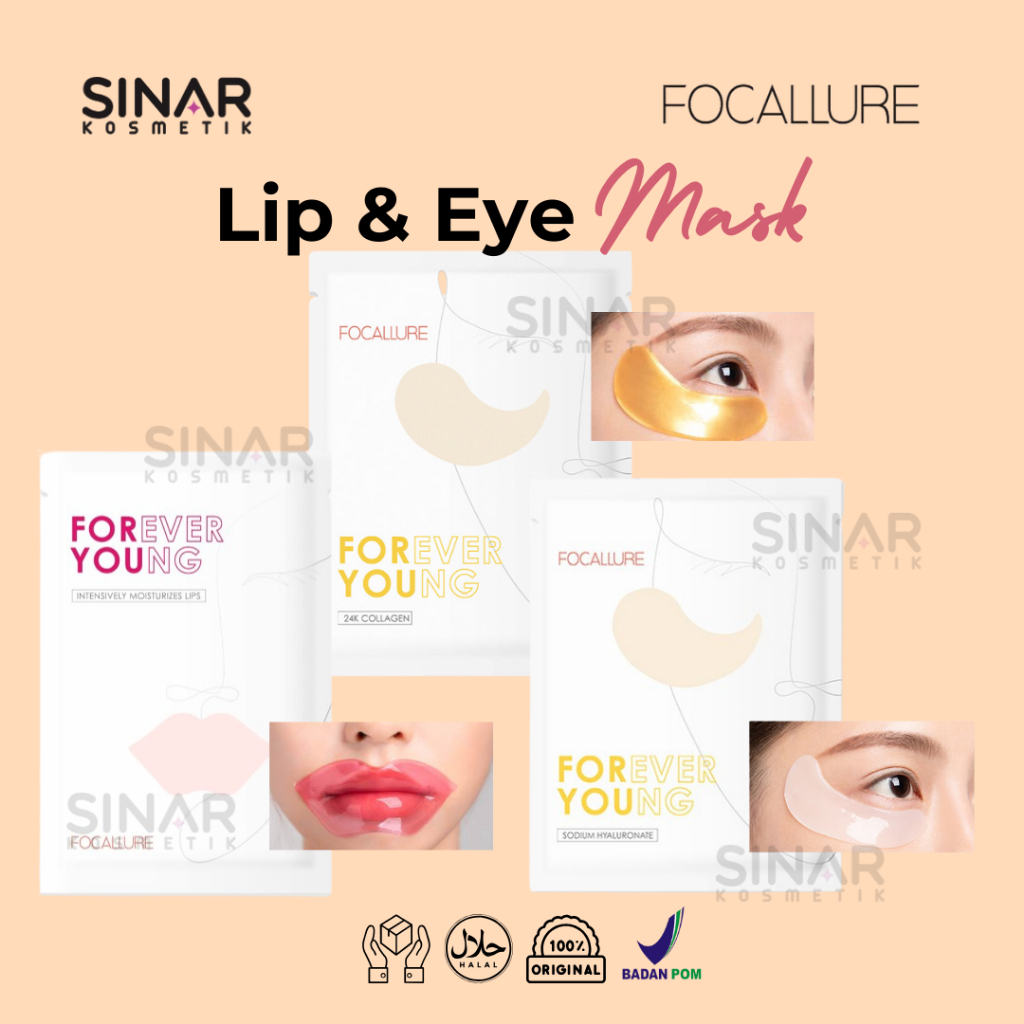 Jual Focallure Collagen Mask | 24K Gold Eye Mask | Hydra Gel Eye Mask ...