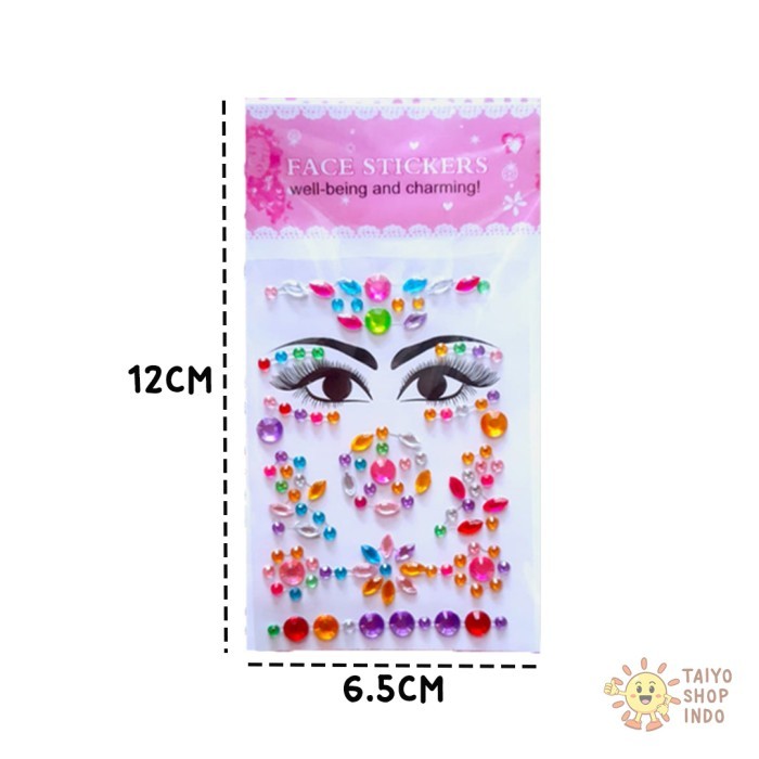 Jual Paket Grosir TAIYO Sticker Wajah Anak Diamond Timbul Aksesoris ...