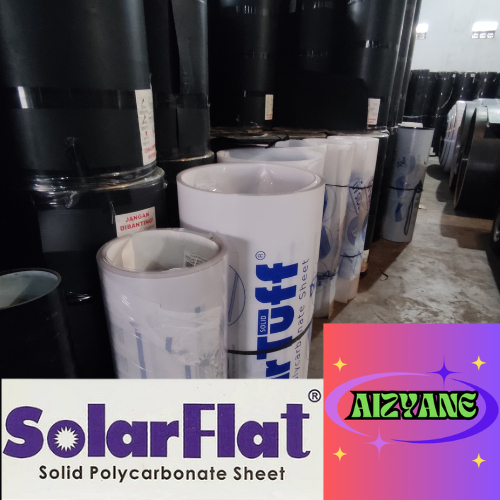 Jual ATAP KANOPI POLYCARBONAT SOLARFLAT,SolarTuff Solid, 1,2 mm POLOS ...