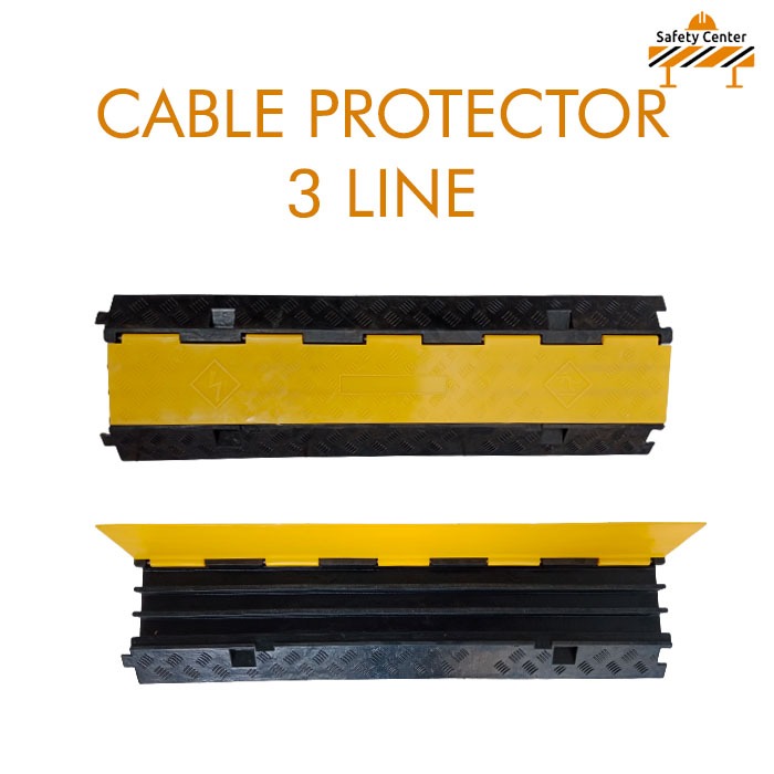 Jual Cable Protector 3 Line / Speed Bump Cable Protector 3 Channel ...