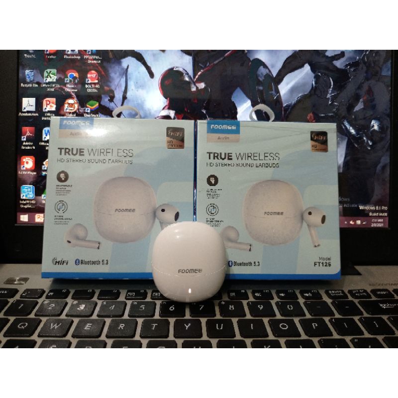 Jual FOOMEE FT125 TWS Headset Bluetooth True Wireless HD Stereo Sound ...