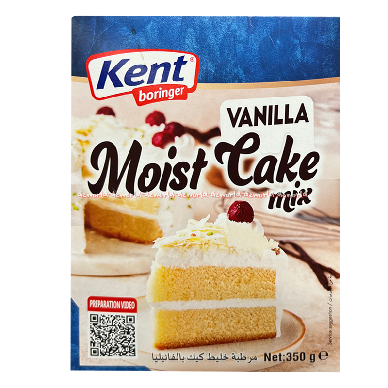 Jual Kent Boringer 350gr Moist Cake Mix Vanilla Tepung Premiks Instan ...