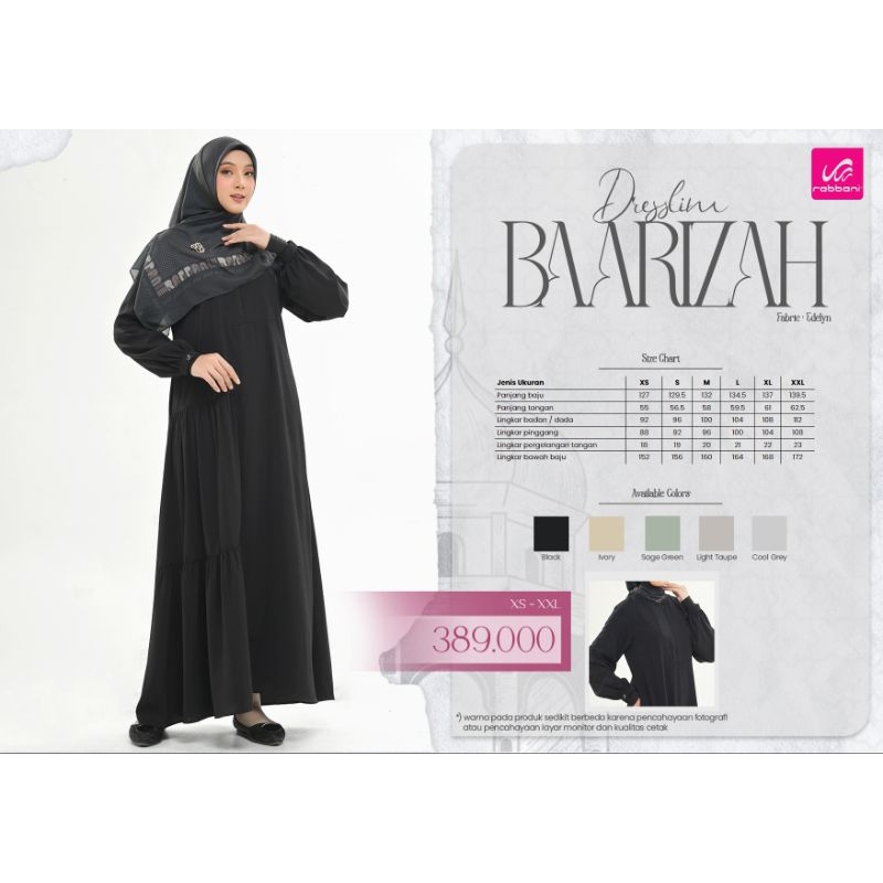 Jual Rabbani - gamis wanita DRESSLIM BAARIZAH | Shopee Indonesia