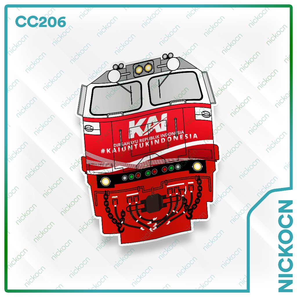 Jual Stiker Lokomotif CC206 | Shopee Indonesia