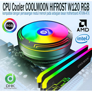 Jual CPU Cooler Coolmoon Hifrost W120 RGB 4Pin PWM | Shopee Indonesia