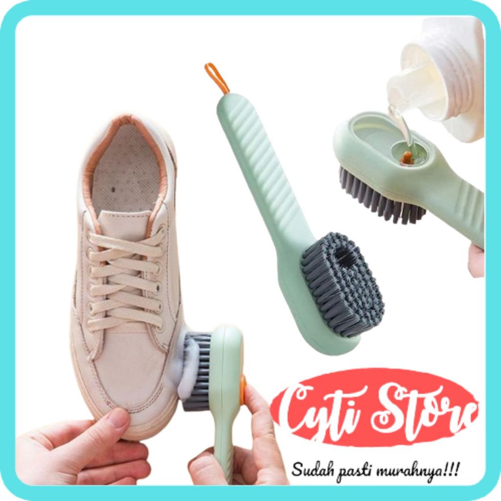 Jual Sikat Sepatu Multifungsi dengan Lubang Detergen Bulu Lembut ...