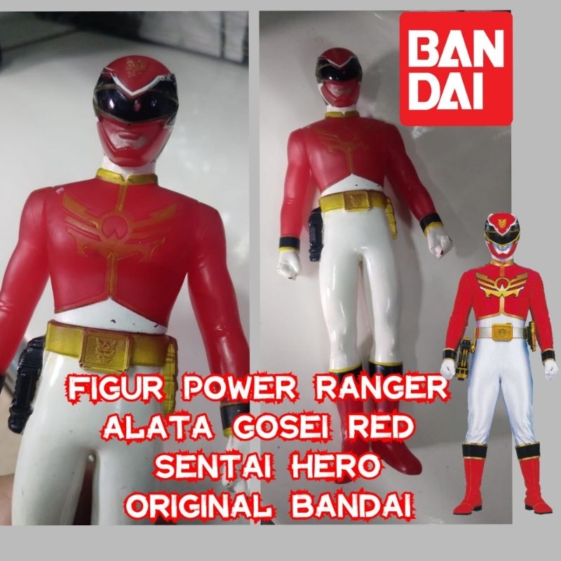 Jual Figur film jadul power ranger Sentai hero gosei red Alataorigin ...