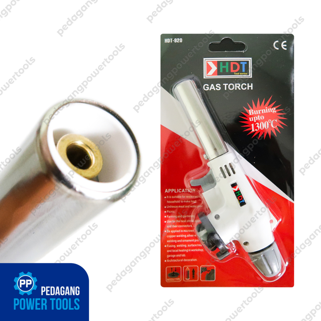 Jual HDT 920 Gas Torch Kepala Tabung Portable Alat Bakar Flame Gun ...