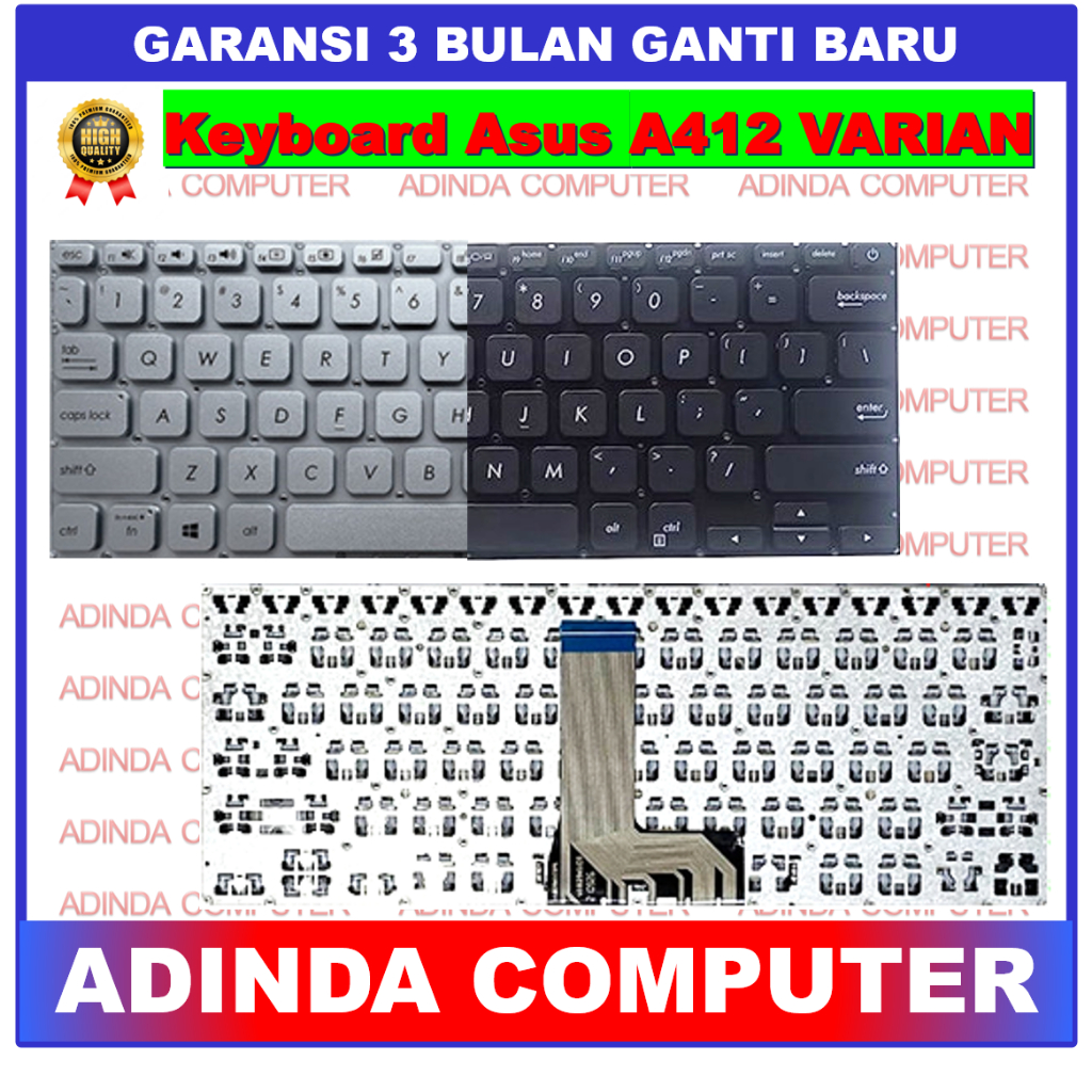Jual Keyboard Asus Vivobook 14 A412 X412 A412FA A412FL A412UA A412UB ...