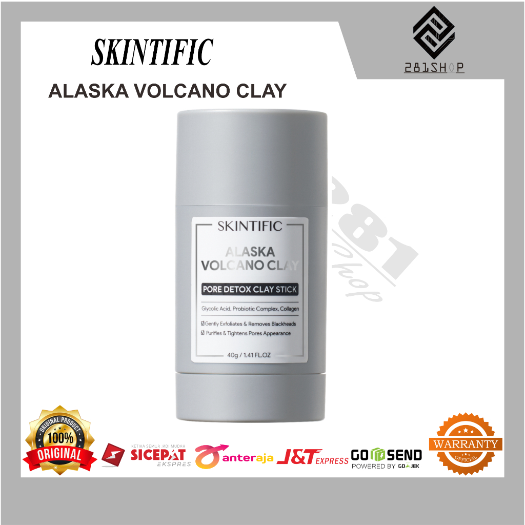 Jual Skintific Alaska Volcano Clay Stick Mask 40g | Shopee Indonesia