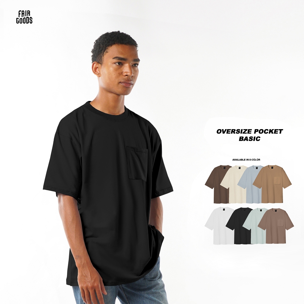 Jual Fairgoods Kaos Oversize Pocket | Shopee Indonesia Jual Fairgoods Kaos Oversize Pocket | Shopee Indonesia