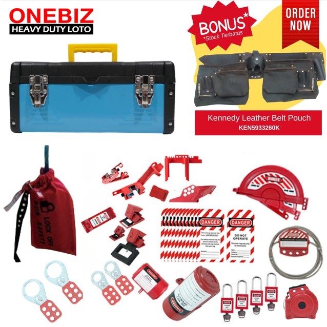 Jual LOTO KIT Lockout Box Complete Include Isi-Set A | Shopee Indonesia