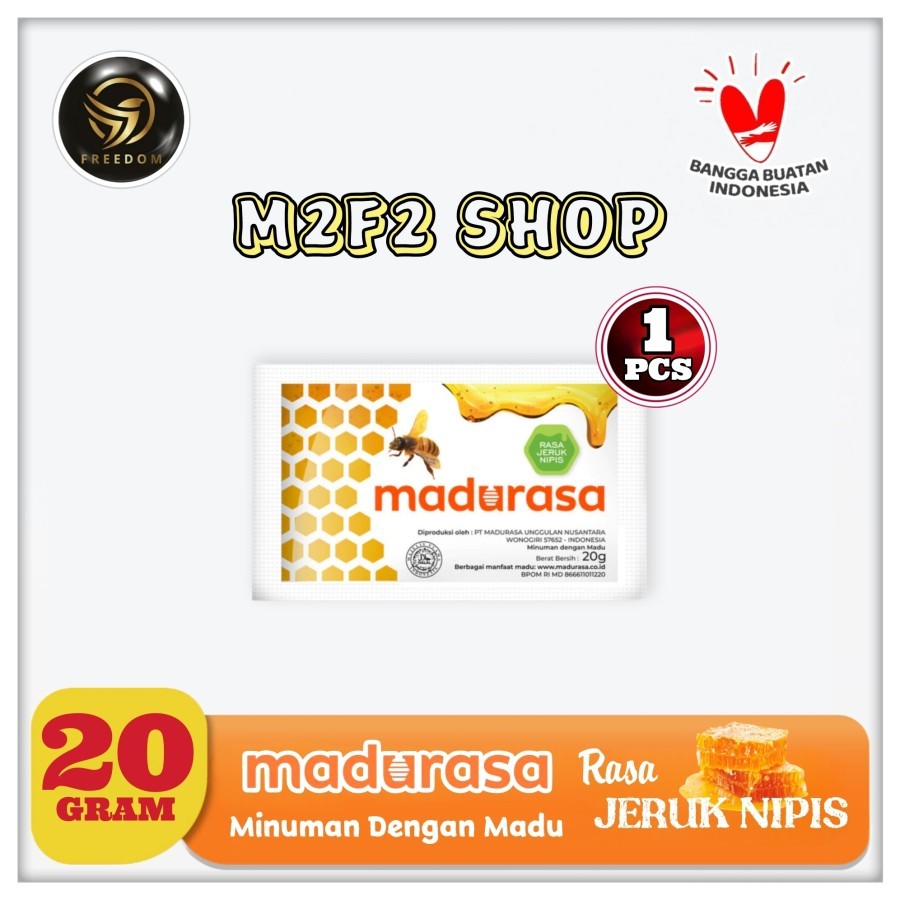 Jual Madurasa Minuman Madu Asli Rasa Jeruk Nipis Sachet - 20 gr (Kemasan Satuan) | Shopee Indonesia