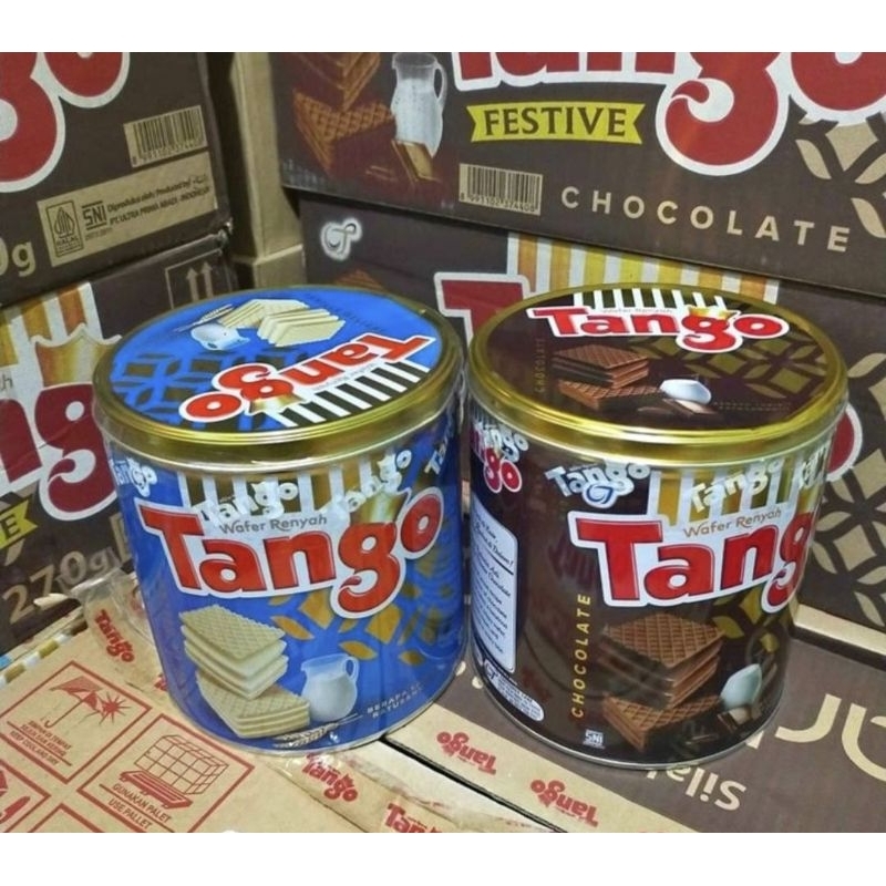 Jual TANGO 1 KARTON (6KALENG) ANEKA WAFER ATAU BISKUIT pengemasan jika ...
