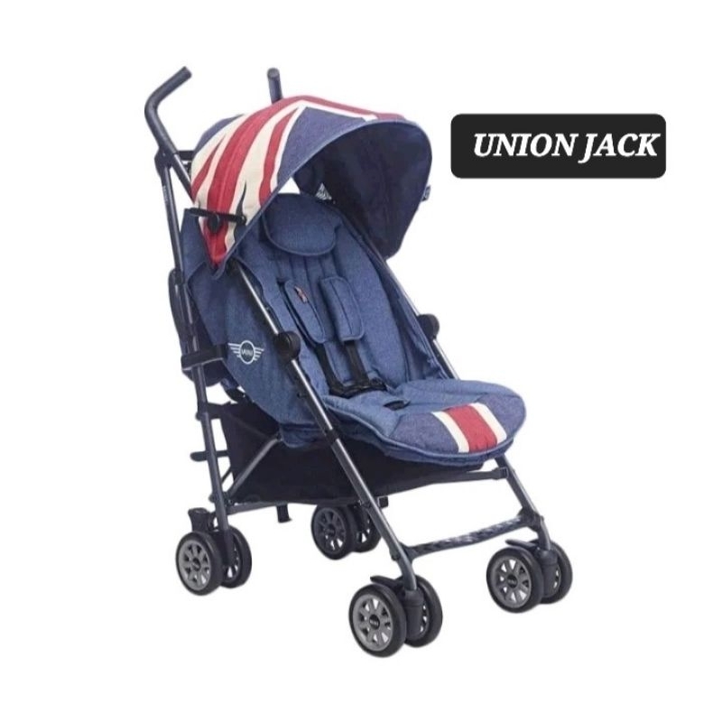 Jual Stroller Buggy Mini Cooper Easy Walker Union Jack Vintage | Shopee ...
