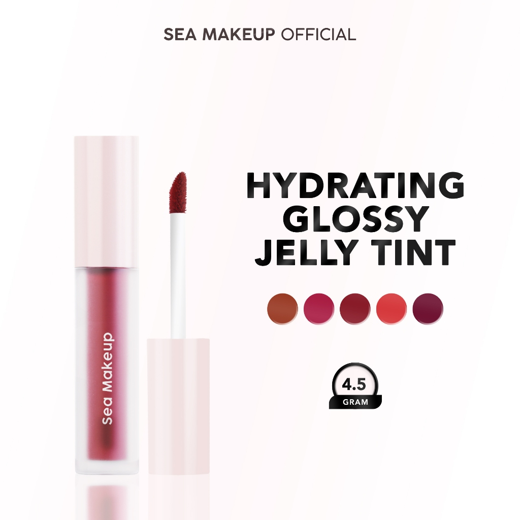 Jual Sea Makeup Slick Cover Jelly Tint | Lip Tint Viral Tahan Lama ...